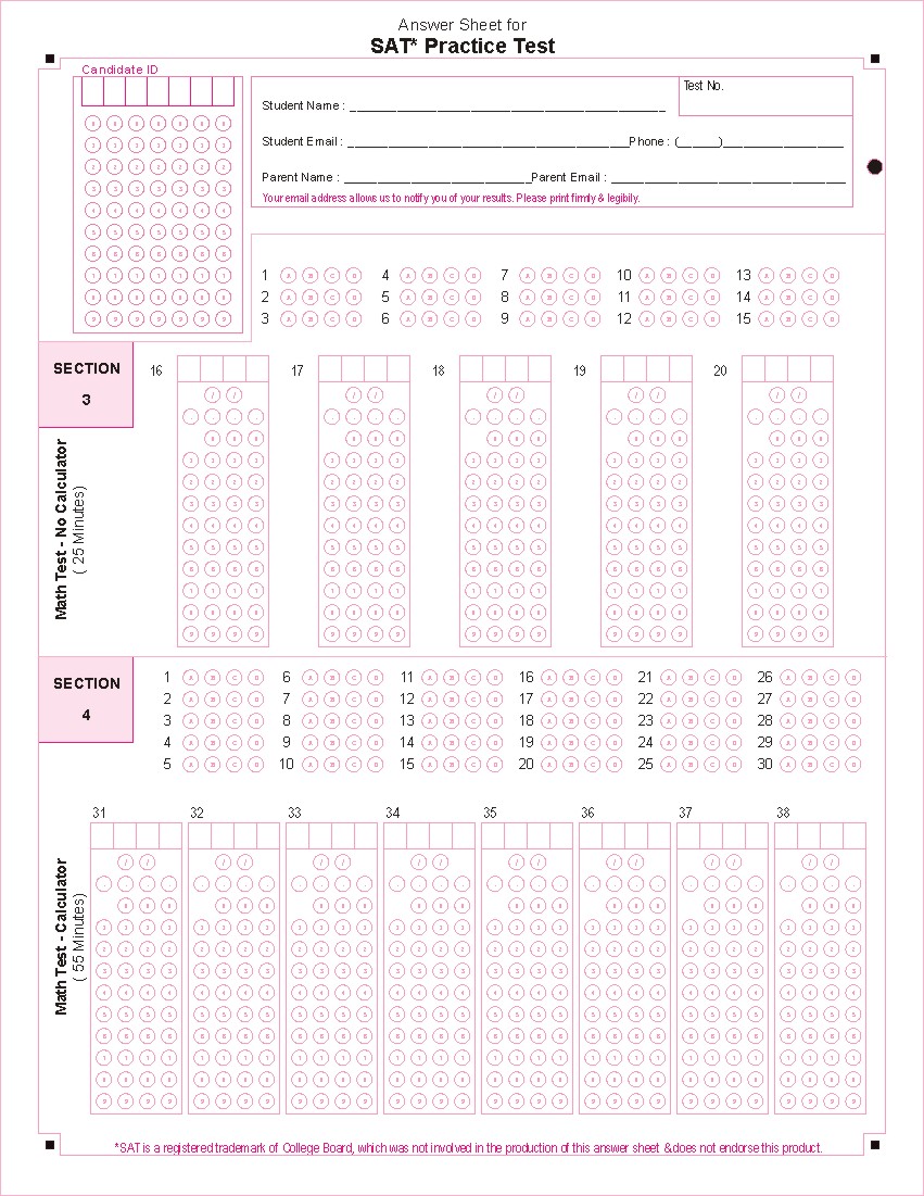Sat Practice Test Printable